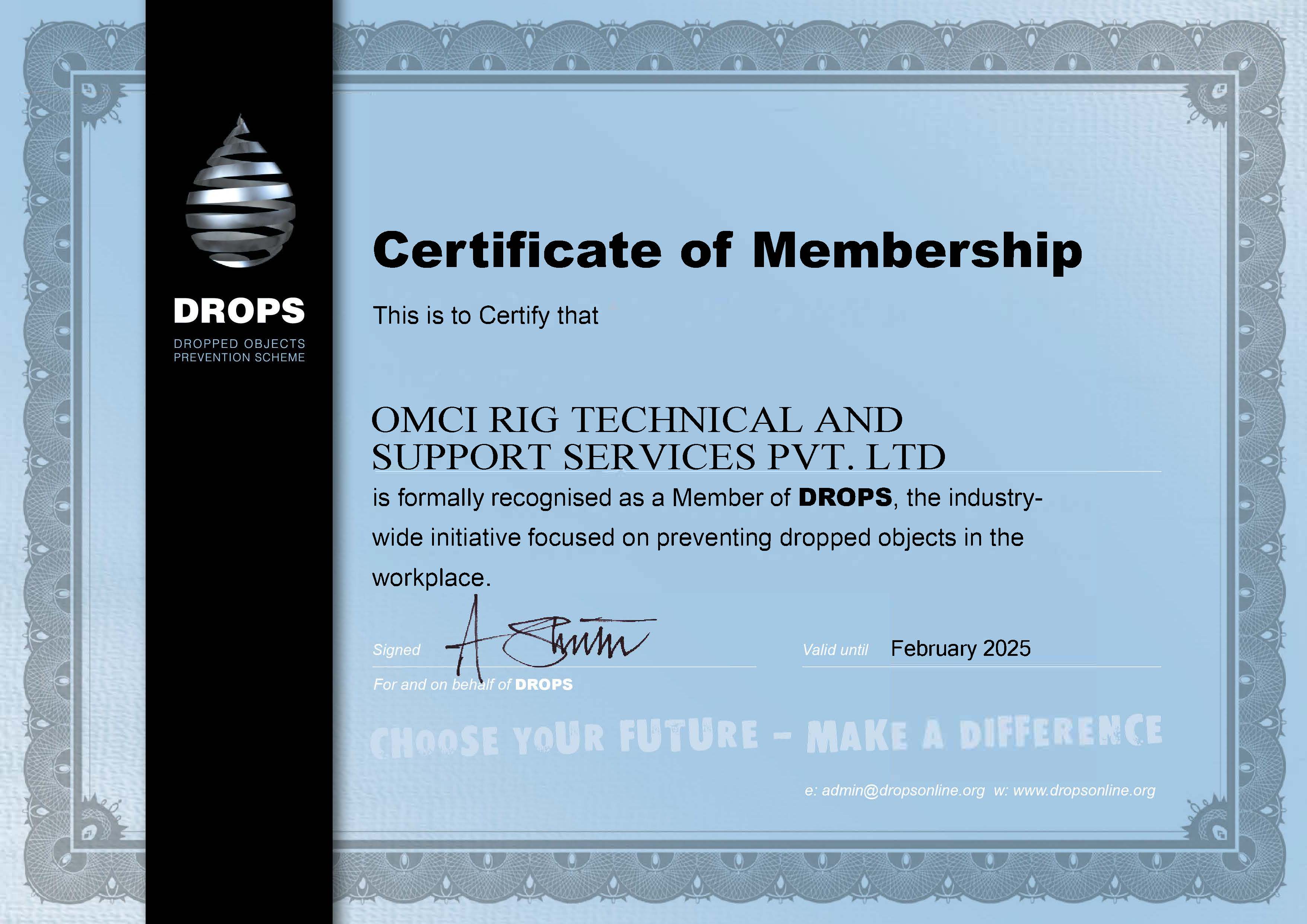 OMCI | Accreditation Certification